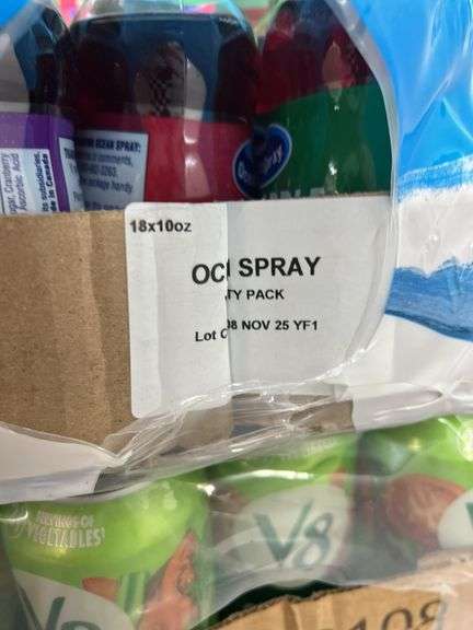 (2) PACKS OF JUICE - OCEAN SPRAY & V8 - Earl's Auction Company