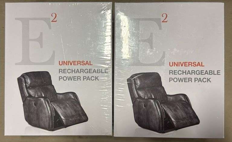 (2) UNIVERSAL RECHARGEABLE POWER PACKS IN BOX - Earl's Auction Company