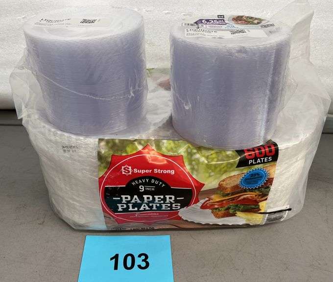 (3) PACKS OF PLASTIC/ PAPER PLATES - Earl's Auction Company