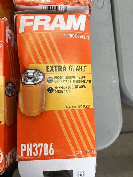 (6) FRAM EXTRA GUARD OIL FILTERS IN BOXES - Earl's Auction Company