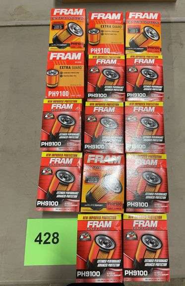 (14) FRAM EXTRA GUARD OIL FILTERS IN BOXES - Earl's Auction Company