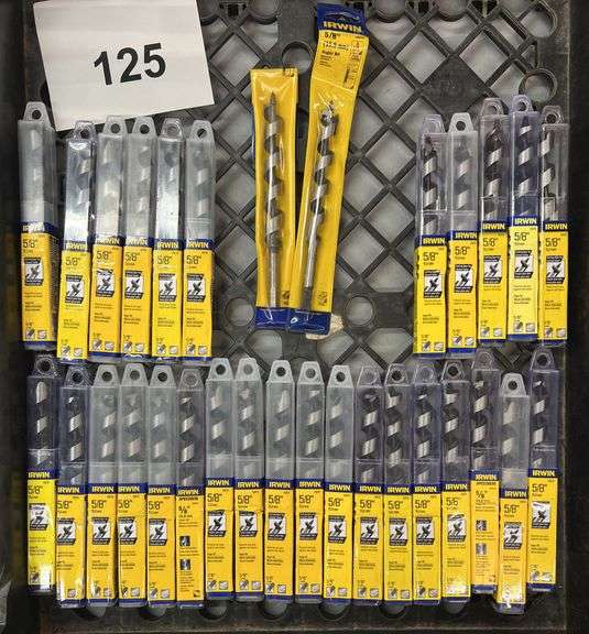 MISC LOT OF IRWIN DRILL BITS - Earl's Auction Company