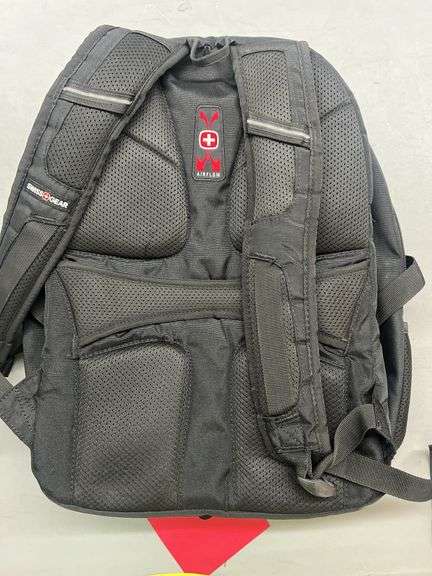 SWISS GEAR LAPTOP BACKPACK - BLACK - Earl's Auction Company