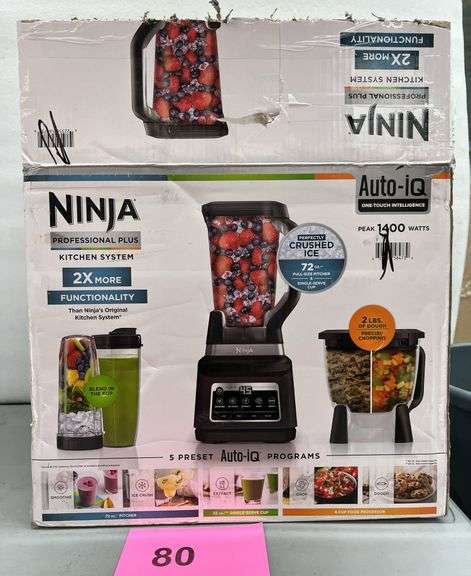 NINJA PROFESSIONAL PLUS KITCHEN SYSTEM IN BOX - Earl's Auction Company