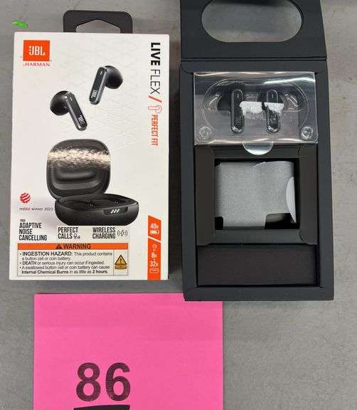 JBL LIVEFLEX BLUETOOTH EARBUDS IN BOX - Earl's Auction Company