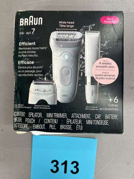 BRAUN SILK 7 RAZOR SET IN BOX - Earl's Auction Company