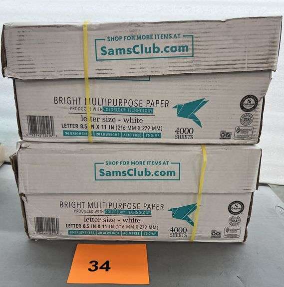 (2) BOXES OF PRINTER PAPER - Earl's Auction Company