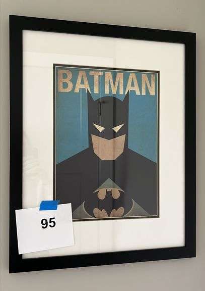 FRAMED BATMAN WALL ART - Earl's Auction Company