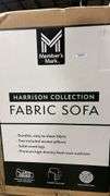 HARRISON COLLECTION FABRIC SOFA IN BOX - Earl's Auction Company