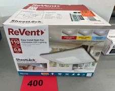 REVENT EASY INSTALL BATH FAN IN BOX - Earl's Auction Company