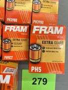 (10) FRAM EXTRA GUARD OIL FILTERS IN BOXES - Earl's Auction Company