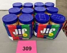 (12) JARS OF JIF PEANUT BUTTER - Earl's Auction Company