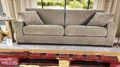 HARRISON COLLECTION FABRIC SOFA IN BOX - Earl's Auction Company