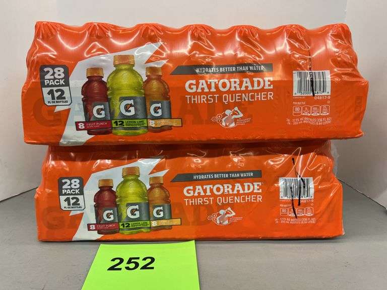 (2) PACKS OF GATORADE - Earl's Auction Company