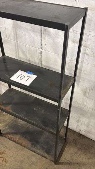 4-TIER SMALL METAL SHELVING RACK - Earl's Auction Company