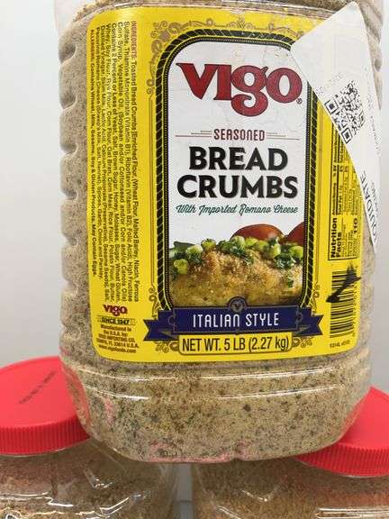 (3) CONTAINERS OF VIGO BREAD CRUMBS - Earl's Auction Company