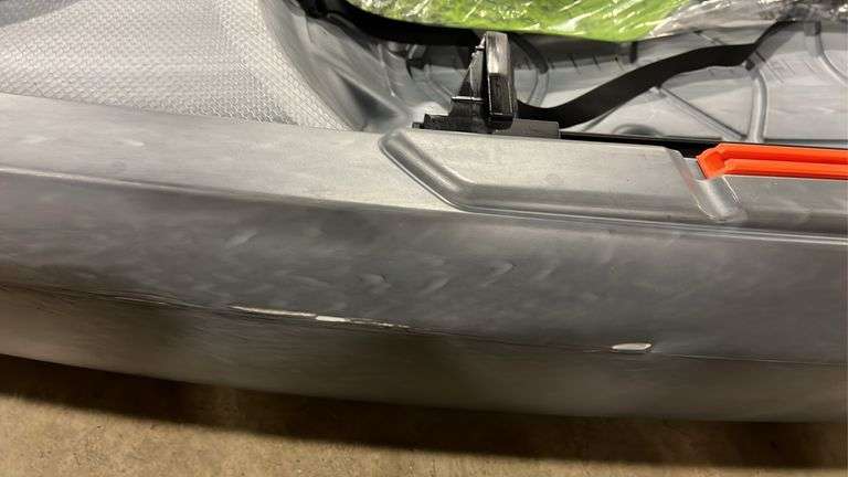 LIFETIME YUKON ANGLER 116 SIT ON TOP FISHING KAYAK W/ PADDLES - GREY ...