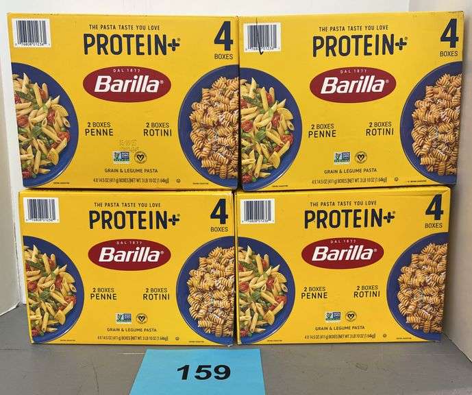 (4) BOXES OF BARILLA PROTEIN PASTA - Earl's Auction Company