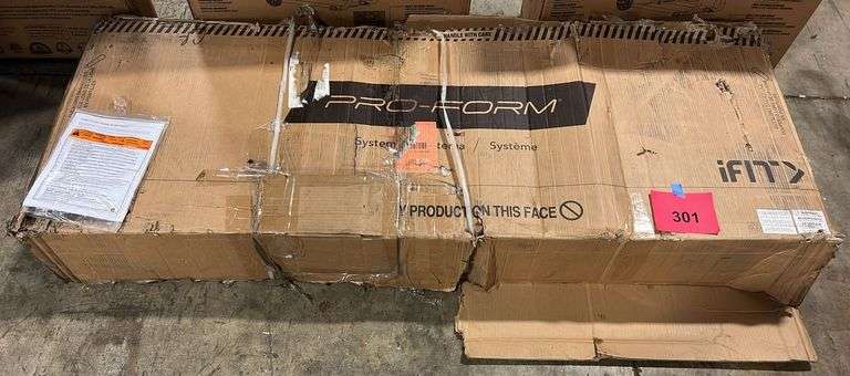 AS IS - PROFORM VUE TOUCH SCREEN HOME GYM IN BOX - Earl's Auction Company
