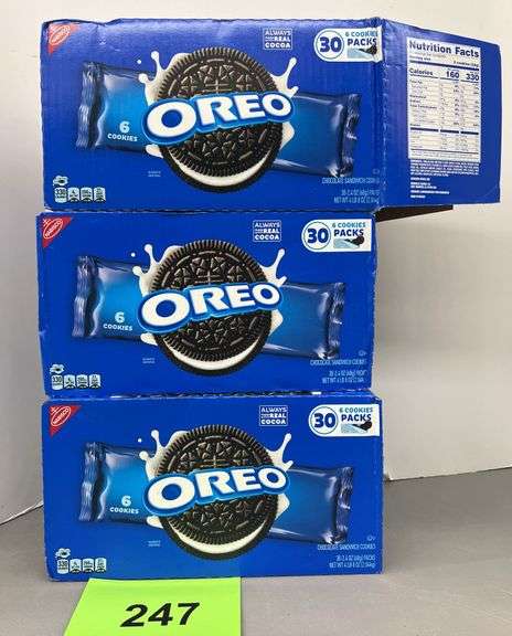 (3) BOXES OF OREOS - Earl's Auction Company