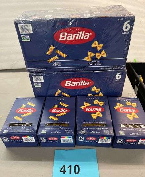 (16) INDIVIDUAL BOXES OF BARILLA PASTA - Earl's Auction Company
