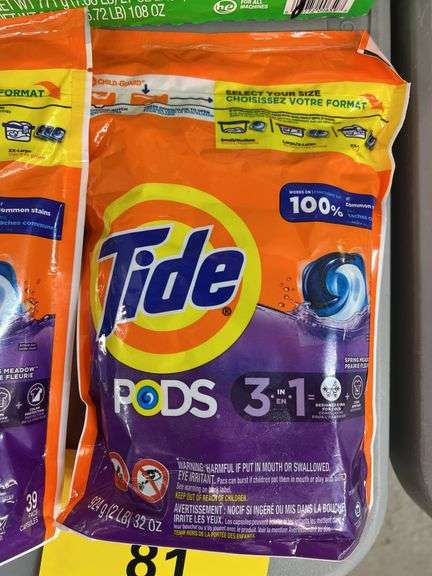 5PC LAUNDRY LOT - GAIN & TIDE - Earl's Auction Company