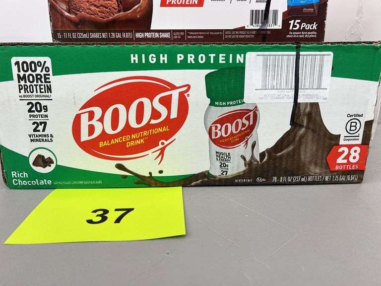 (2) BOXES OF NUTRITION SHAKES - PREMIER PROTEIN & BOOST - Earl's ...