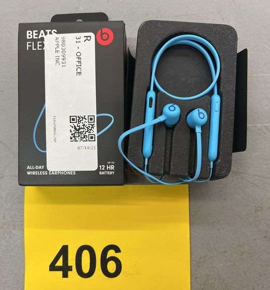 BEATS FLEX BLUETOOTH EARBUDS W/ BOX - Earl's Auction Company