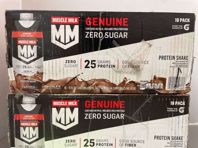 (2) BOXES OF MUSCLE MILK PROTEIN SHAKES - Earl's Auction Company