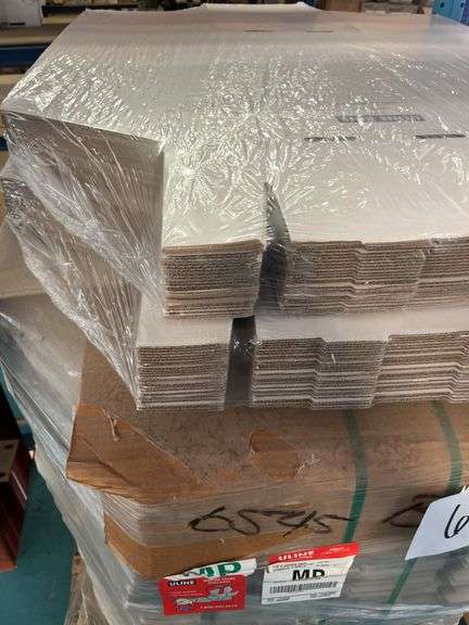 (450) NEW ULINE CARDBOARD STORAGE BIN COMPARTMENTS - Earl's Auction Company