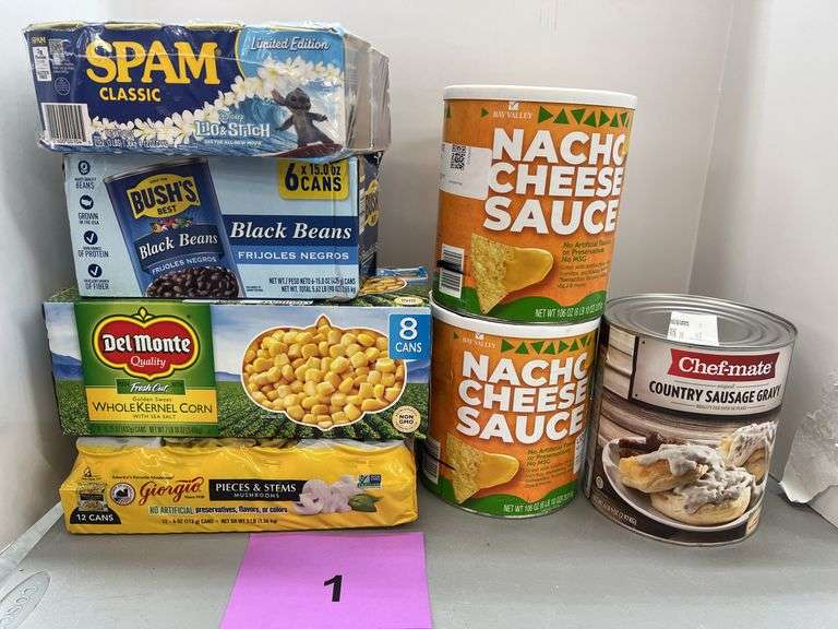 MISC LOT OF FOOD ITEMS - SEE PHOTOS - Earl's Auction Company