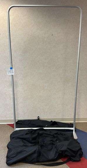 (4) SOCK BANNER FRAMES W/ CARRYING BAGS - Earl's Auction Company