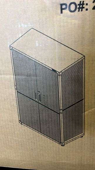 SEVILLE CLASSICS MEGA STORAGE CABINET IN BOX - STAINLESS STEEL - Earl's ...
