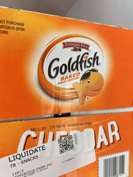 (3) BOXES OF GOLDFISH - Earl's Auction Company