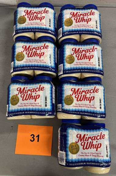 (14) JARS OF MIRACLE WHIP - Earl's Auction Company