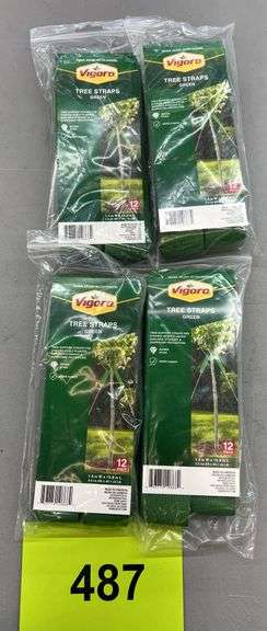 (4) PACKS OF VIGORO TREE STRAPS - Earl's Auction Company