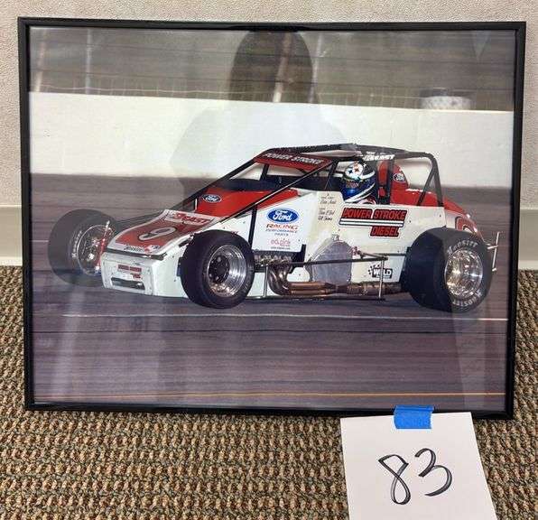 FRAMED RACING PICTURE - Earl's Auction Company