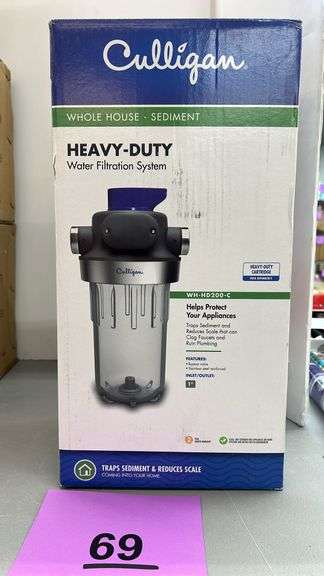 CULLIGAN HEAVY DUTY WATER FILTRATION SYSTEM IN BOX - Earl's Auction Company