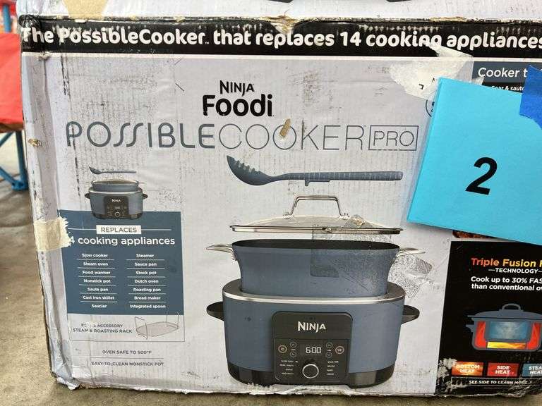 NINJA FOODI POSSIBLE COOKER PRO IN BOX - Earl's Auction Company
