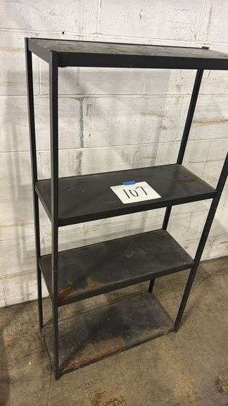 4-TIER SMALL METAL SHELVING RACK - Earl's Auction Company