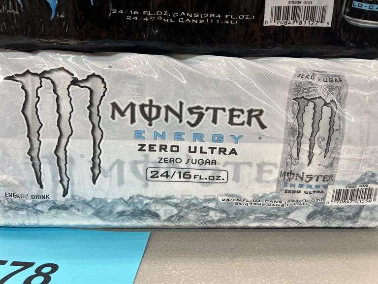 (2) PACKS OF MONSTER ENERGY - Earl's Auction Company