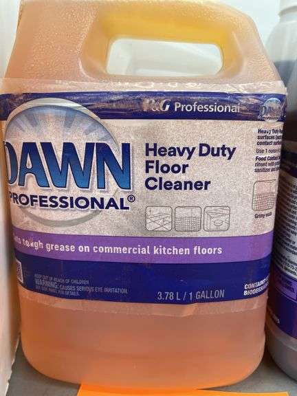 4PC DAWN LOT - FLOOR CLEANER & DEGREASER - Earl's Auction Company