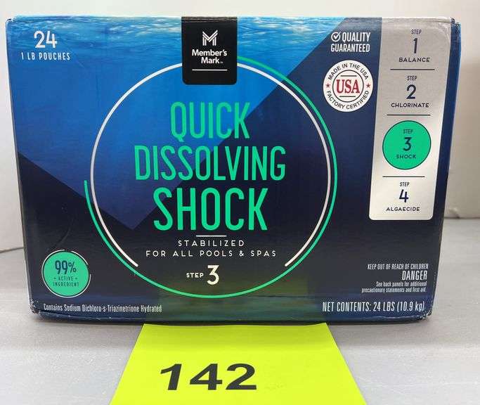 BOX OF QUICK DISSOLVING SHOCK - Earl's Auction Company