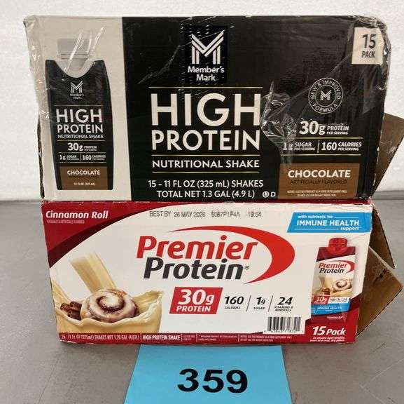 (2) BOXES OF PROTEIN SHAKES - Earl's Auction Company