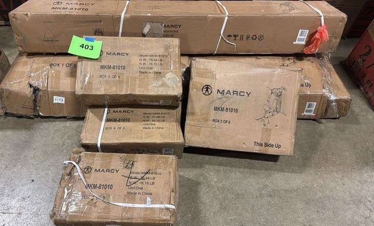 MARCY HOME GYM IN BOX MODEL MKM-81010 - Earl's Auction Company
