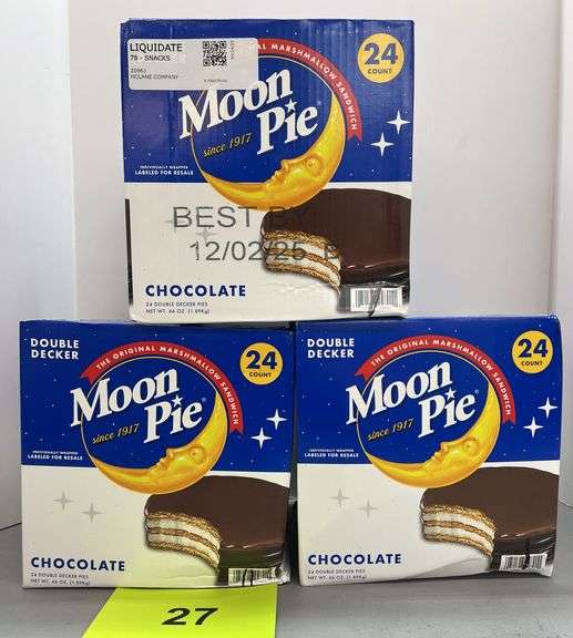 (3) BOXES OF MOON PIES - Earl's Auction Company