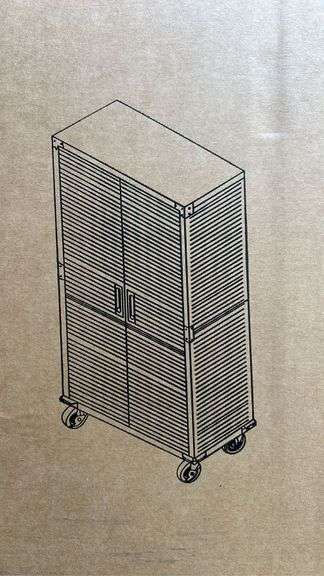 SEVILLE CLASSICS STORAGE CABINET IN BOX - Earl's Auction Company
