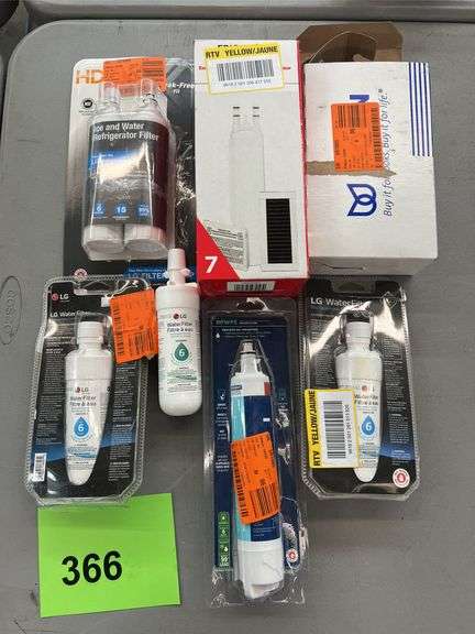 7PC WATER FILTER LOT - SEE PHOTOS - Earl's Auction Company