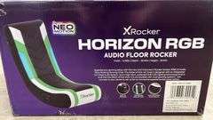 NEW XROCKER HORIZON RGB AUDIO FLOOR ROCKER IN BOX - Earl's Auction Company
