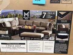 ATHENA ARMLESS CHAIR, CORNER PIECE & BENCH IN BOX (NOT FULL SET) - Earl ...